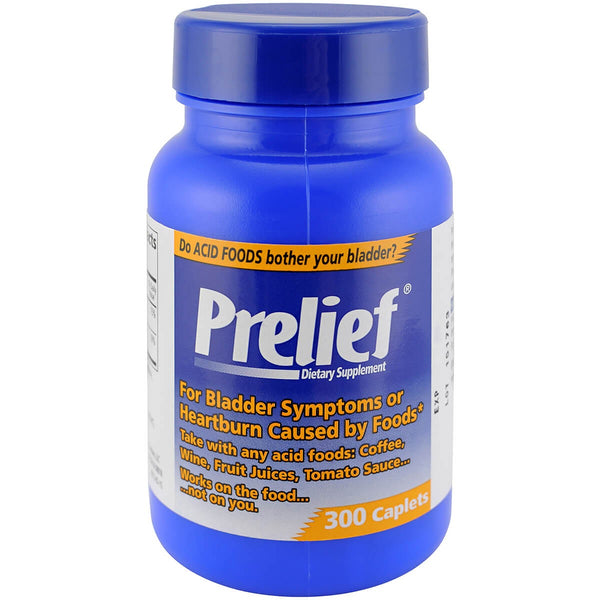 PRELIEF - Acid Reducer Dietary Supplement - 300 Caplets – Vitamin Grocer UK