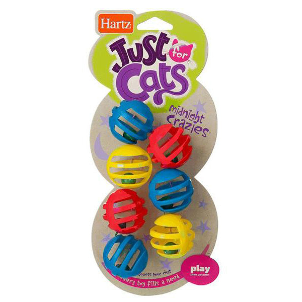 HARTZ - Just for Cats Midnight Crazies Cat Toy - 7 Balls ...